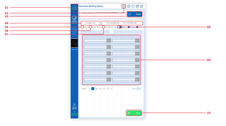 ZY-D200 Multi-functional Marking System - gfk - servicebio Distributor